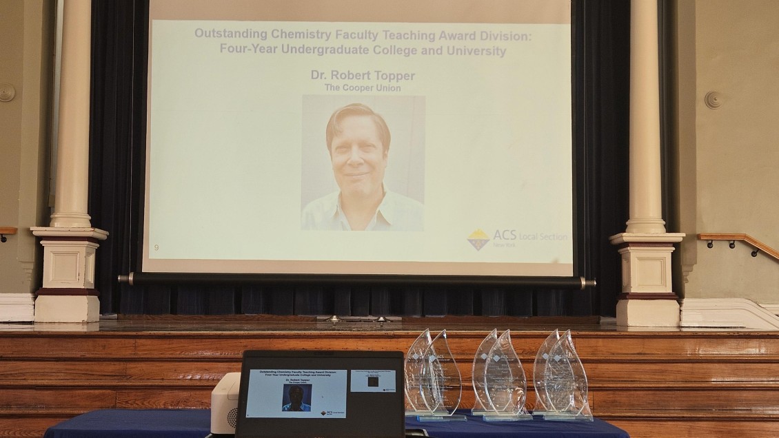 Professor Robert Q. Topper Receives Teaching Award from the New York ...