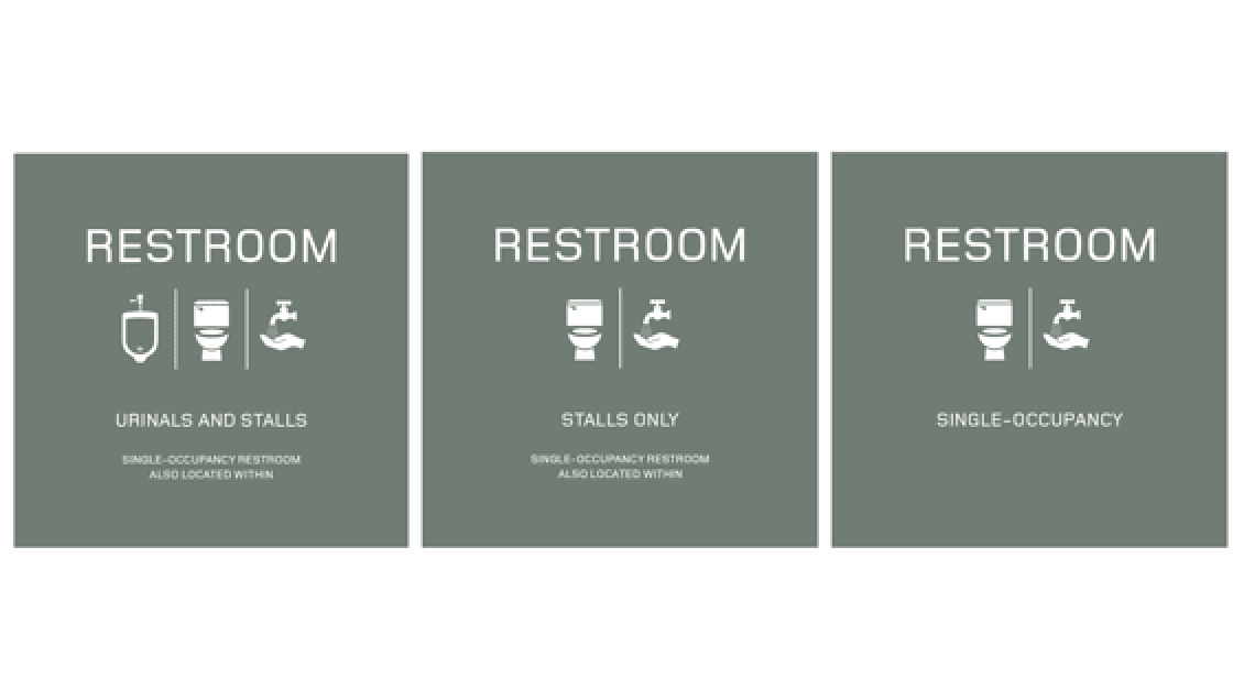 Restroom Signage | The Cooper Union