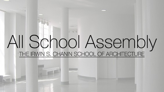 Architecture School Assembly: Fall 2017 Design Studio Presentations ...