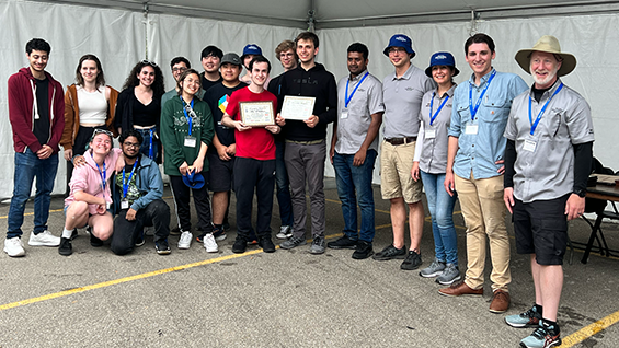 IGVC Team's Design Won the Rookie of the Year Award at the Intelligent ...